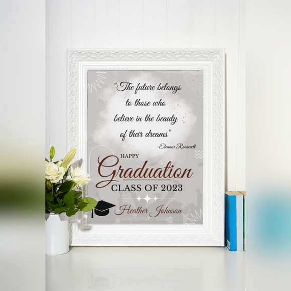 Art | Custom Wall Art Printgift For 223 Graduation Graduate ...